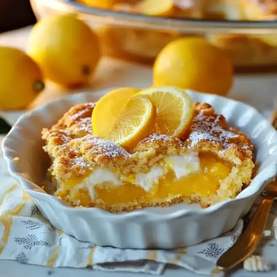 Magic Lemon Cobbler