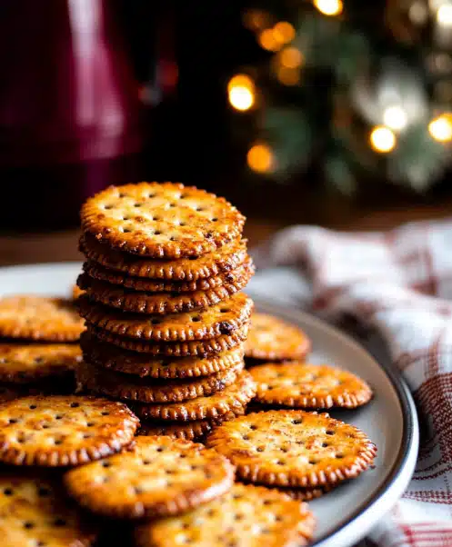 Baked Seasoned Ritz Crackers