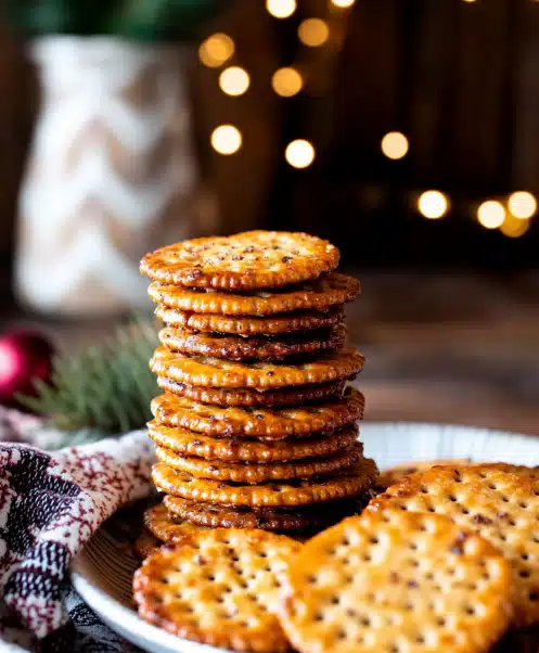 Baked Seasoned Ritz Crackers