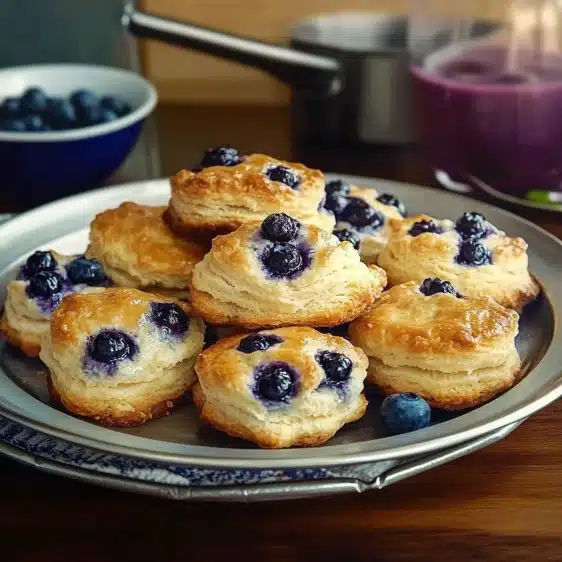 Sweet Blueberry Biscuits