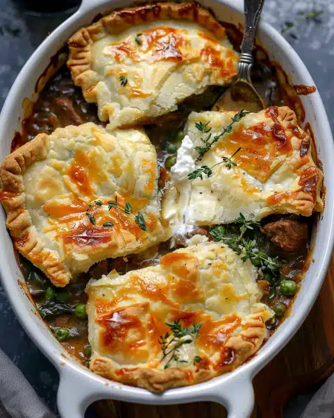 Beer Braised Beef Pie