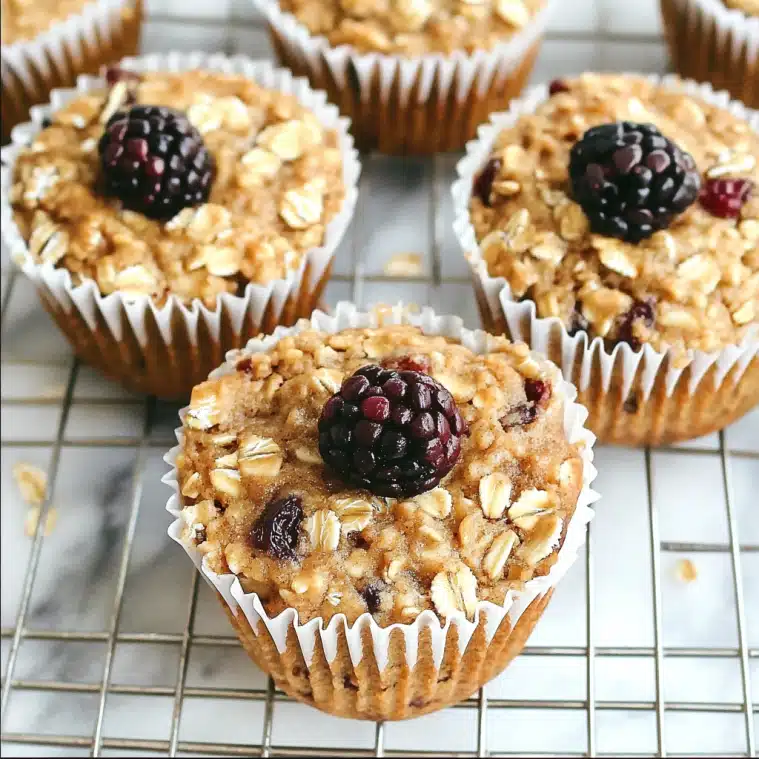 Breakfast Oatmeal Cupcakes to Go