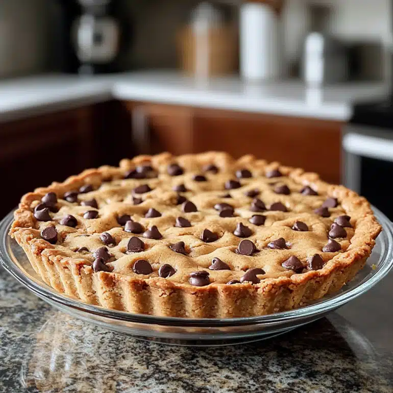 Chocolate Chip Cookie Pie