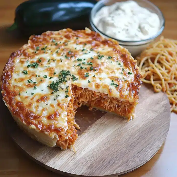 Easy Baked Spaghetti Pie