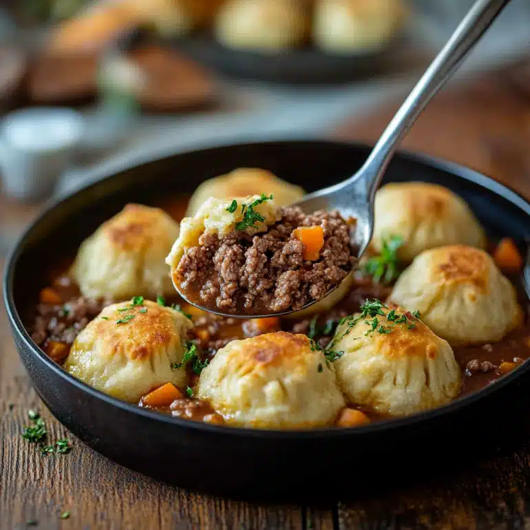 Ground Beef and Dumplings