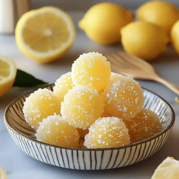 Homemade Lemon Drops