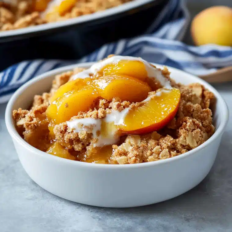 Nectarine Brown Sugar Crisp