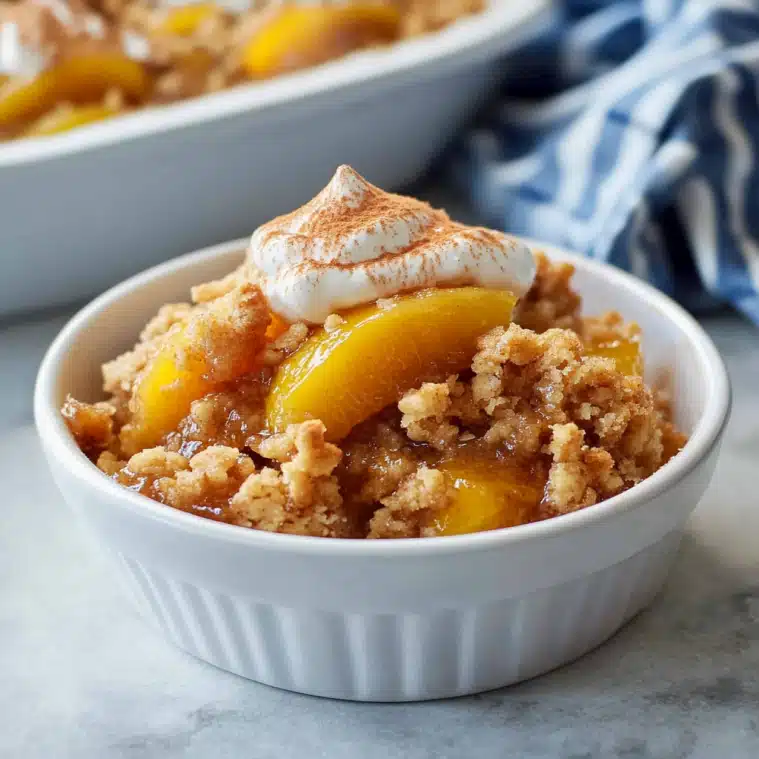 Nectarine Brown Sugar Crisp