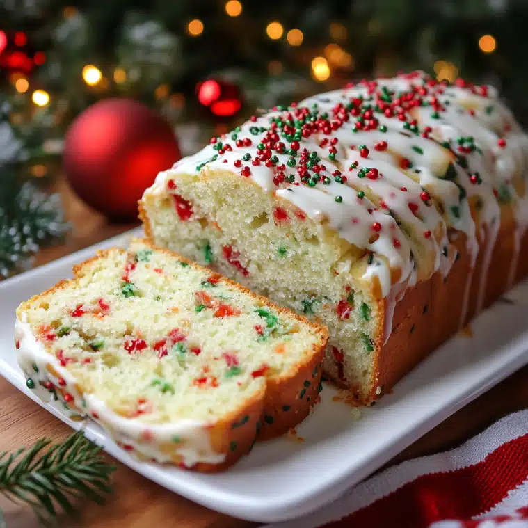 Christmas Sprinkle Buttermilk Bread