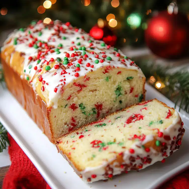 Christmas Sprinkle Buttermilk Bread