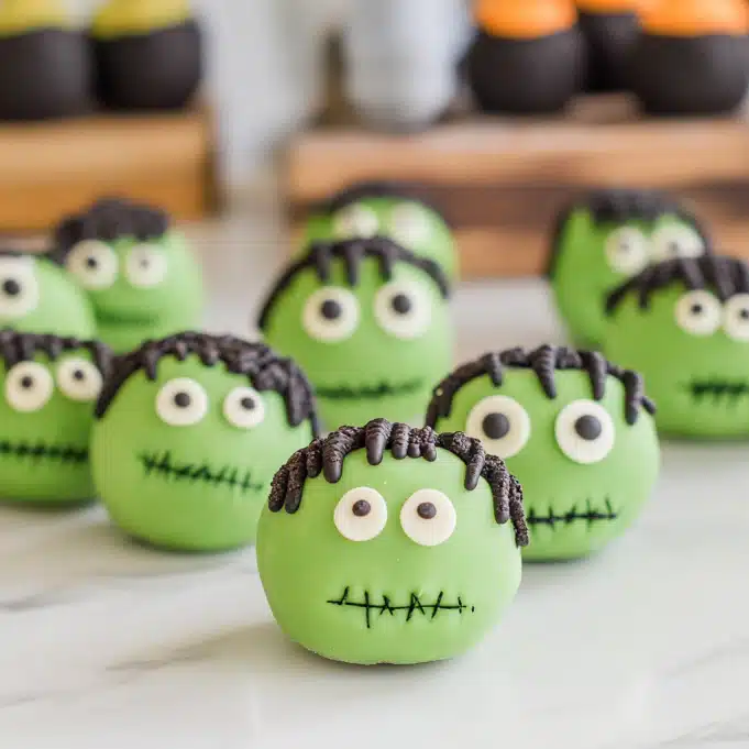 Frankenstein Oreo balls recipe
