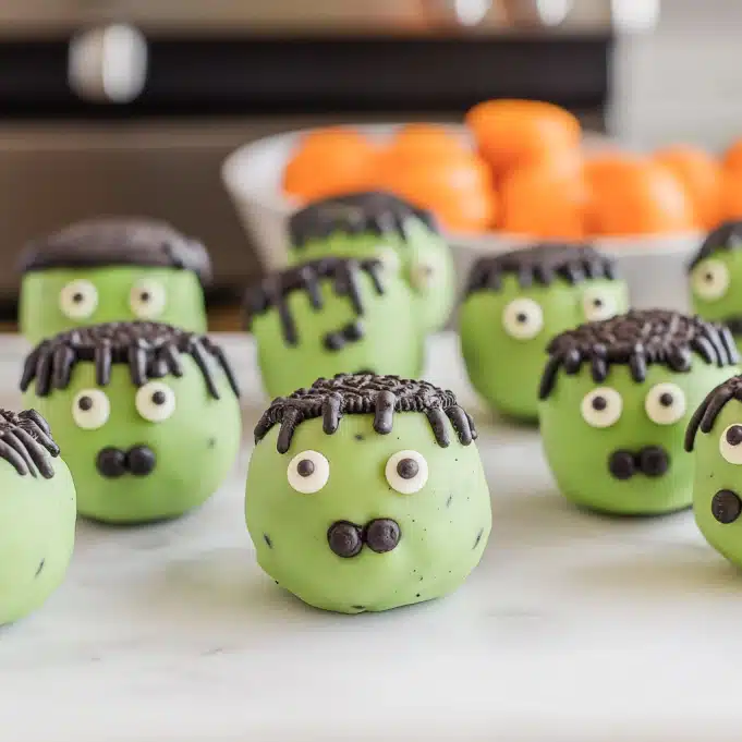 Frankenstein Oreo balls recipe