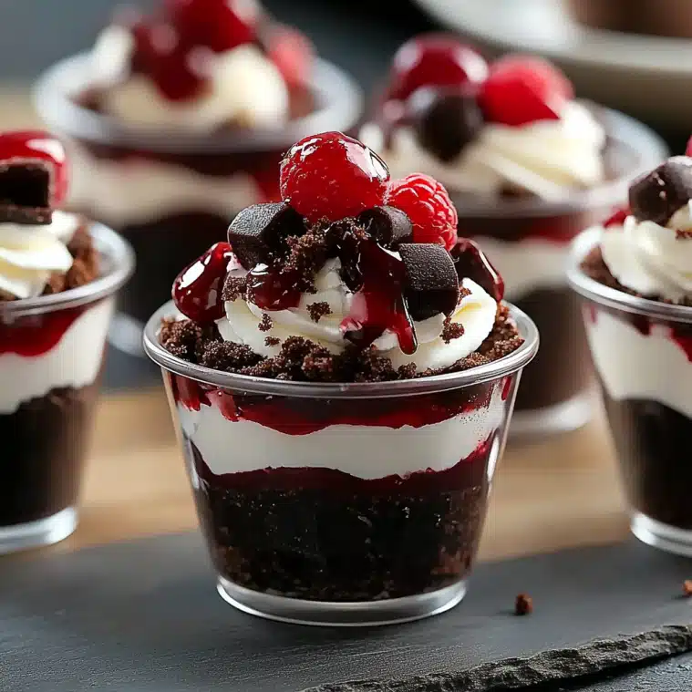 Black Forest Dessert Cups