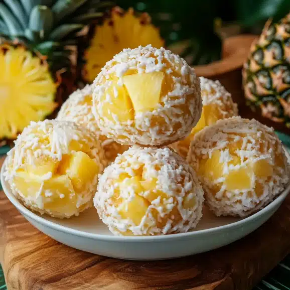 Pineapple Coconut Balls