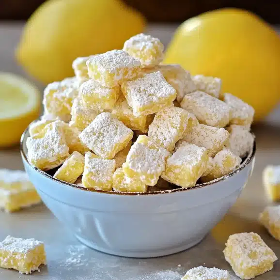 Zesty Lemonade Puppy Chow Snack Recipe