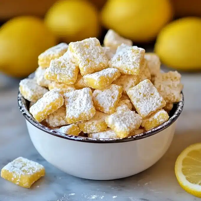 Zesty Lemonade Puppy Chow Snack Recipe