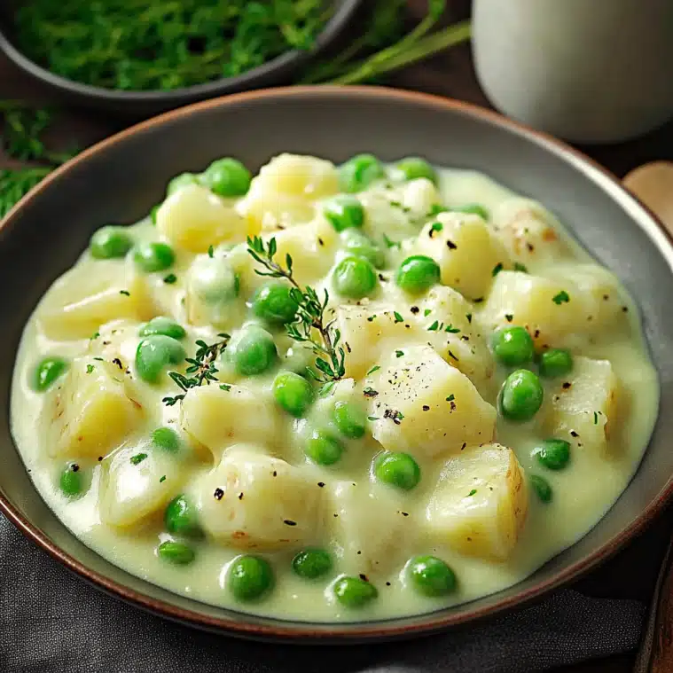 Creamed Peas and Potatoes Recipe