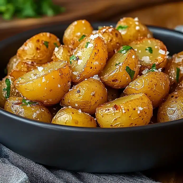Crispy Garlic Butter Potatoes
