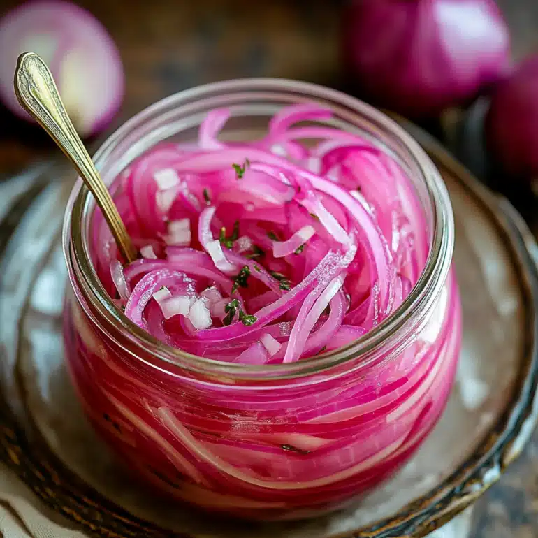 Quick Pickled Red Onions