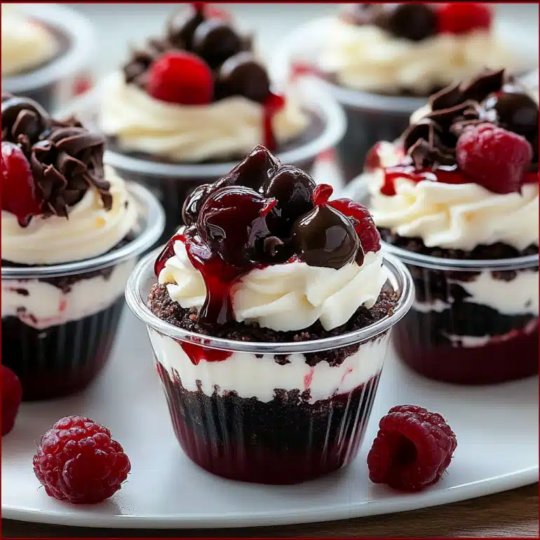 Black Forest Dessert Cups