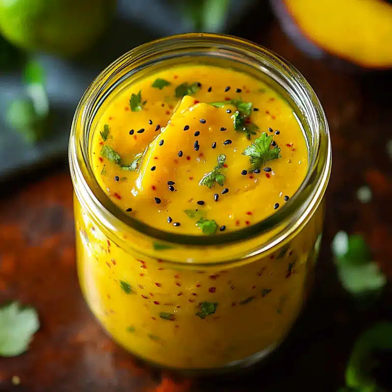 Sweet Spicy Mango Dressing