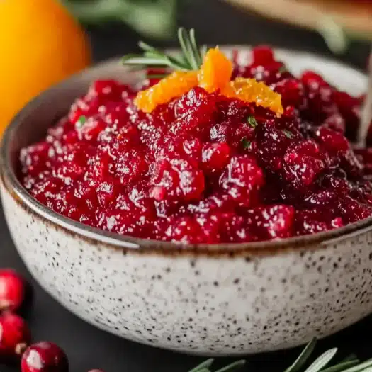 Vintage Fresh Cranberry Orange Relish