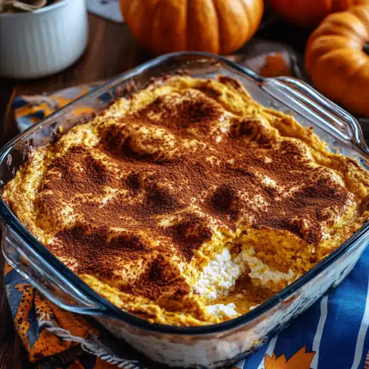 Pumpkin Cottage Cheese Bake
