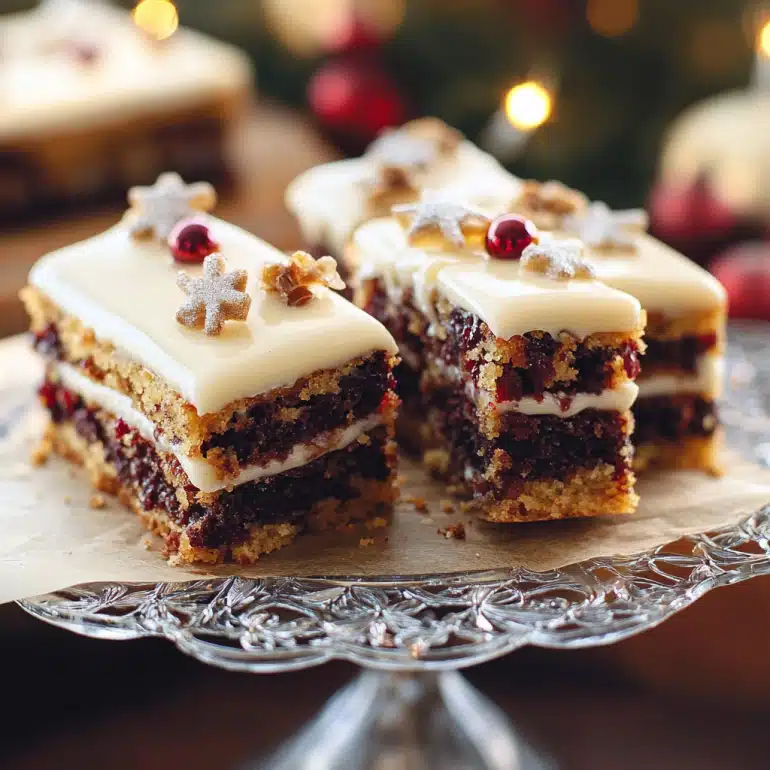 Christmas Cake Tray Bake Recipe