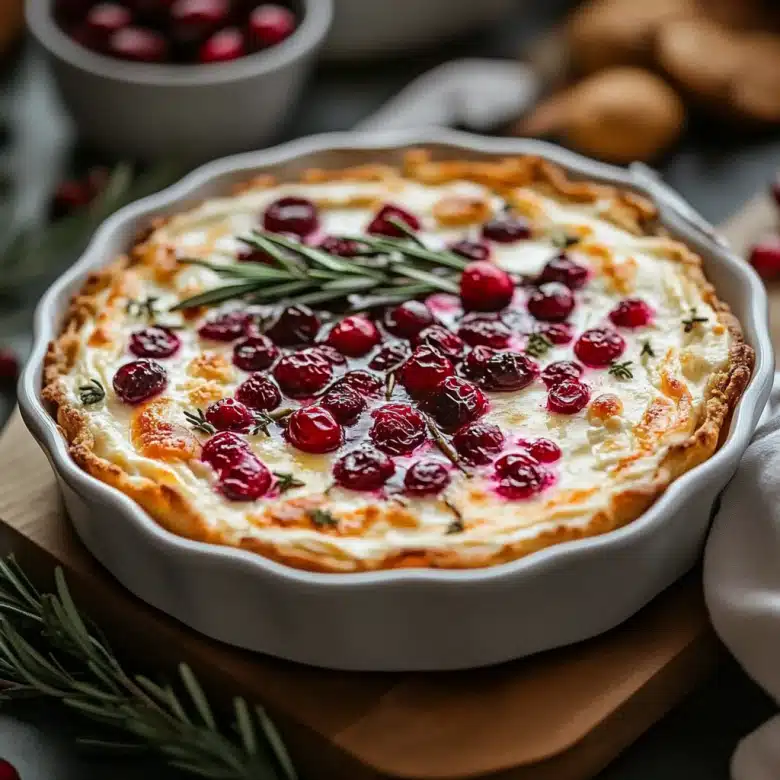 Baked Cranberry Cream Cheese Dip