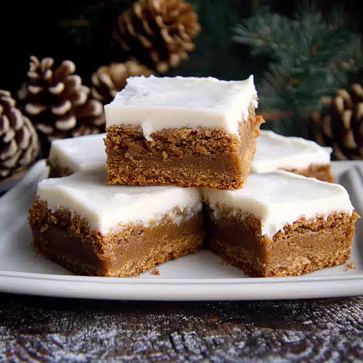 Chewy Gingerbread Bars