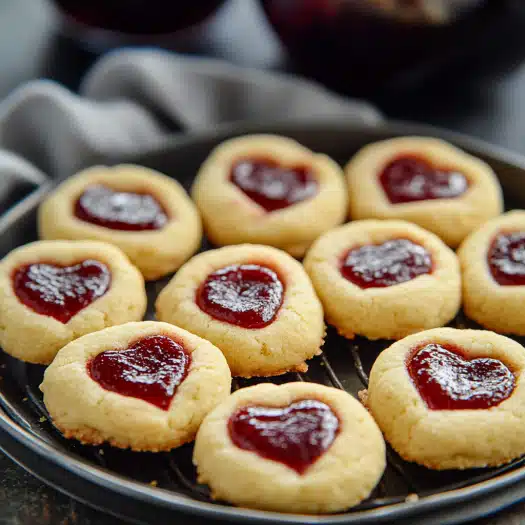 Heart Jam Cookies