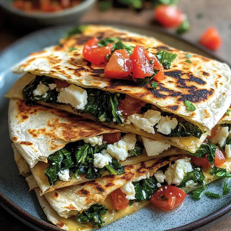 Mediterranean Quesadillas