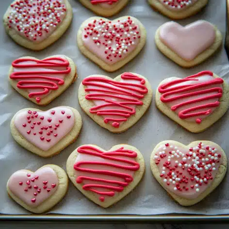 XO Valentine Sugar Cookies