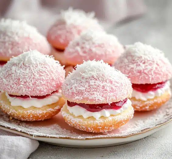 Old-Fashioned Pink Jelly Cakes